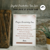 DEVOTION PRAYER PRINT | Digital Download – Word of Prayer