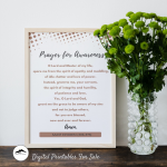 AWARENESS PRAYER PRINT | Digital Download – Word of Prayer